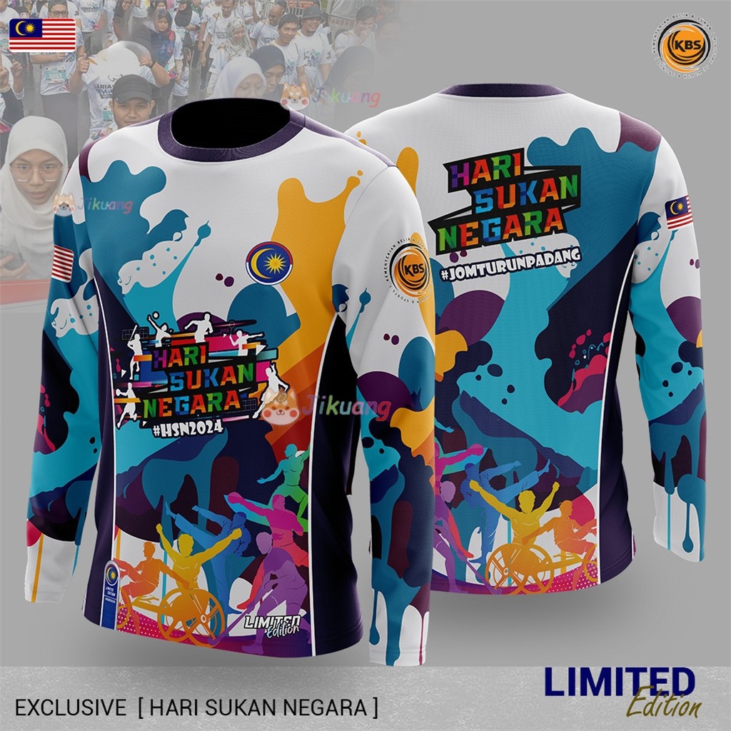 HARI SUKAN NEGARA 2025 Unisex T SHIRT Baju Tshirt Lelaki Thailand Viral Custom Jersey | Shopee ...