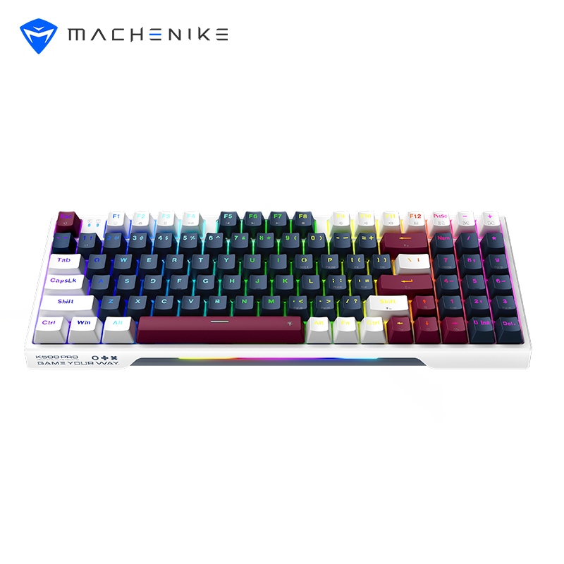 Machenike K500 Pro Gasket Mount Gaming Keyboard, Tri-Mode Wired ...