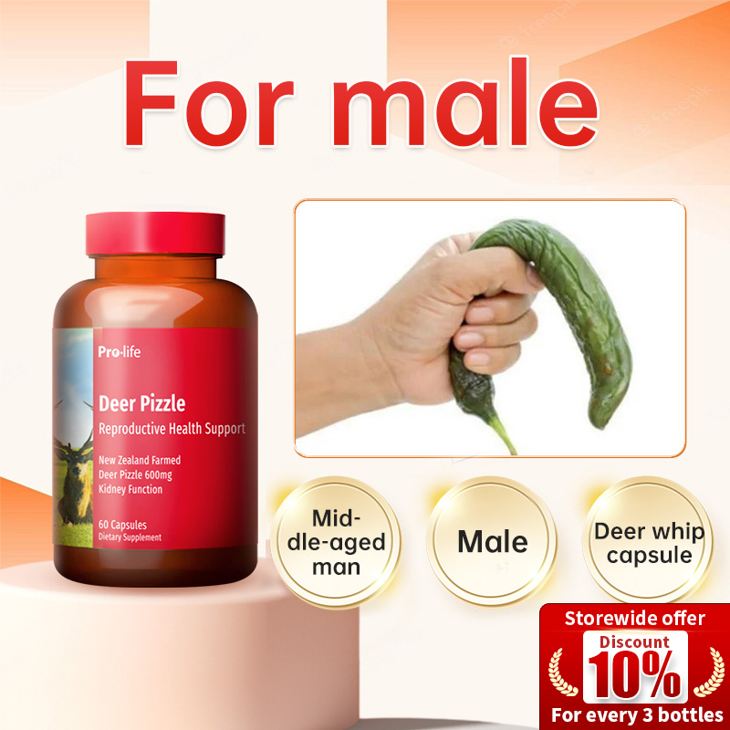 ProLife Pure deer pizzle capsule, male function supplement, kidney ...