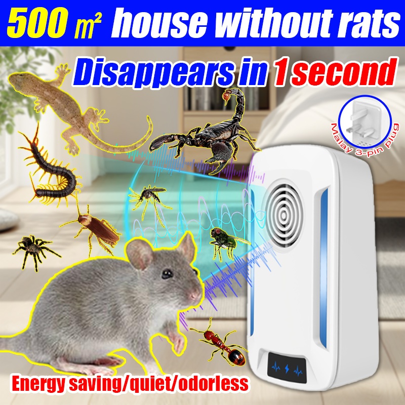 500㎡ house without rats rat repellent ultrasonic anti tikus ubat halau ...