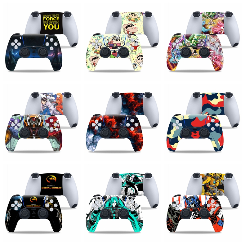 44 Colors PS5 Controller Remote Skins Decal Wrap Dualshock Front&Back ...