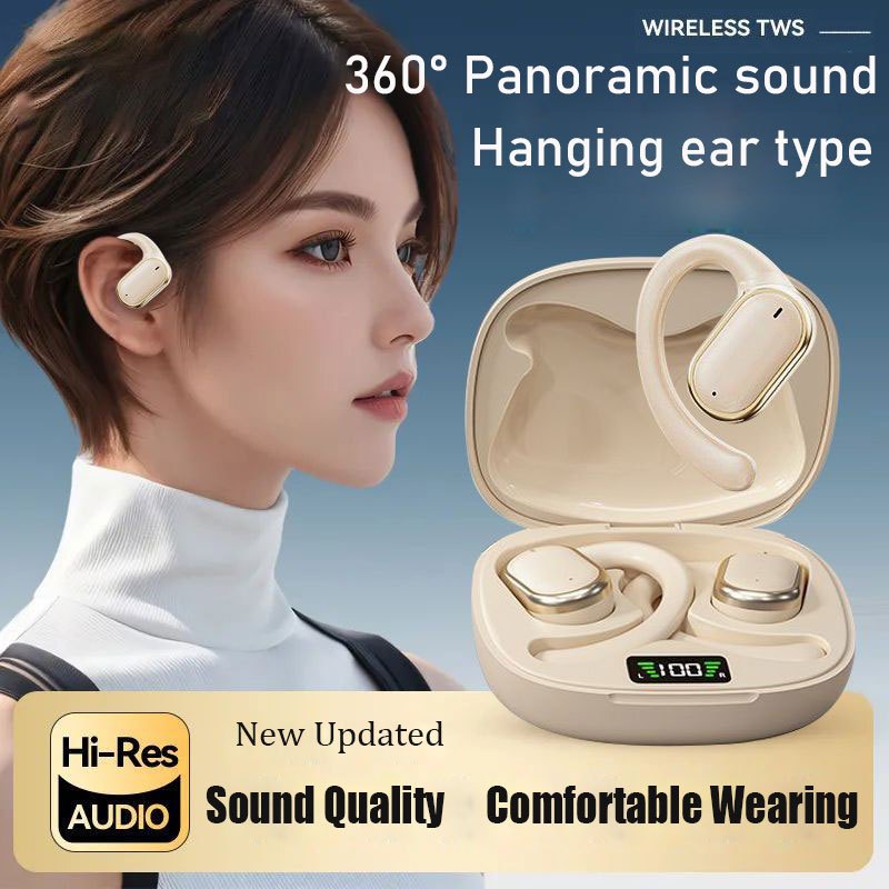 OWS Wireless Earphoneswith Bluetooth Headphones Waterproof Headset HiFi ...