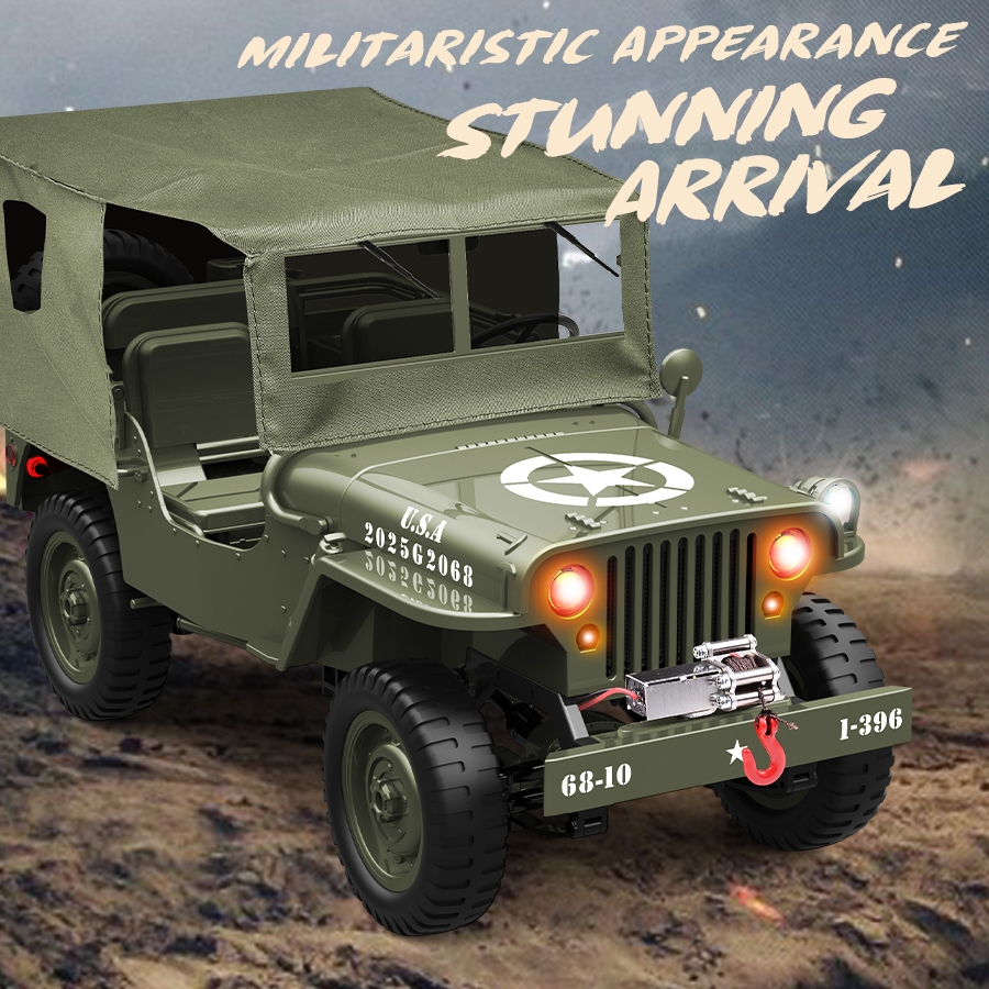 New C8815 Willys Jeep 1:10 simulation model remote control off-road ...