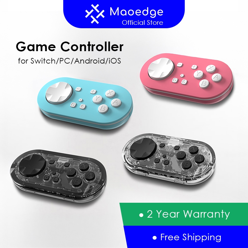 Maoedge Wireless Mini Game Controller Bluetooth Gamepad for Nintendo Switch PC Android iOS ...