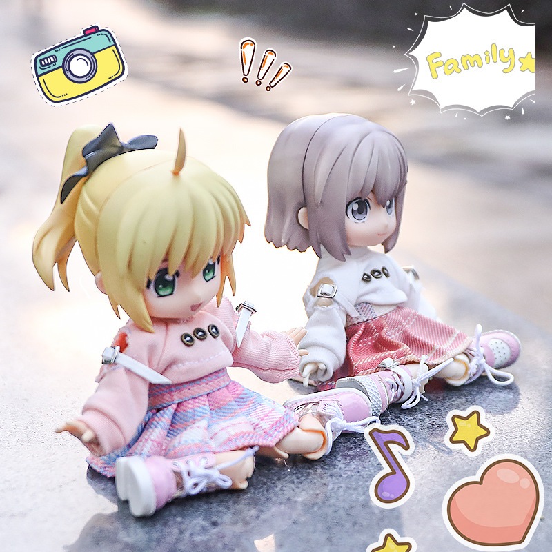 OB11 Accessories Clothes Striped Sweater 1/12 BJD Doll Clothes GSC ...