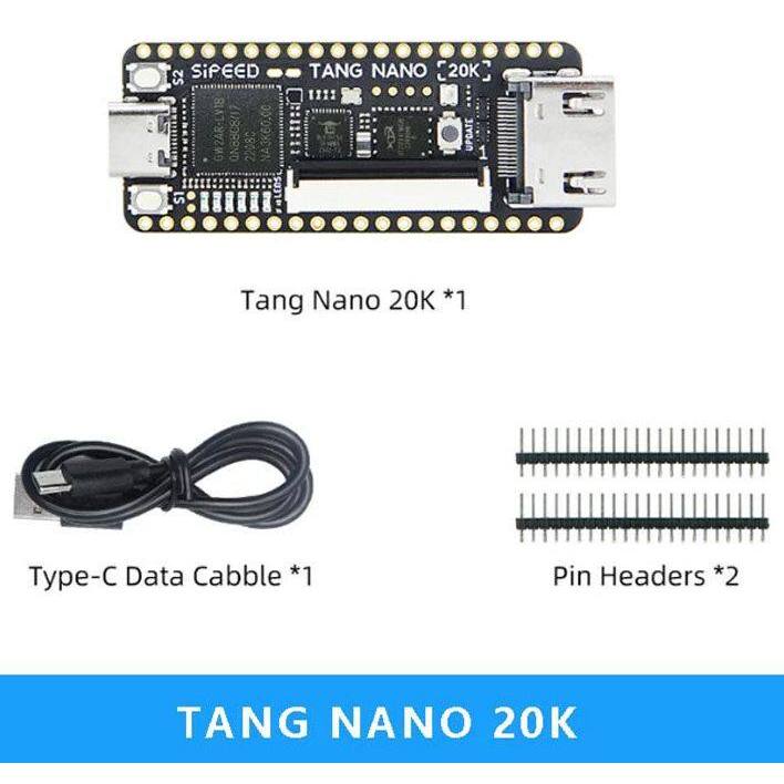 New Sipeed Tang Nano 20K FPGA Development Board 5.5 x2.3 cm low-latency ...