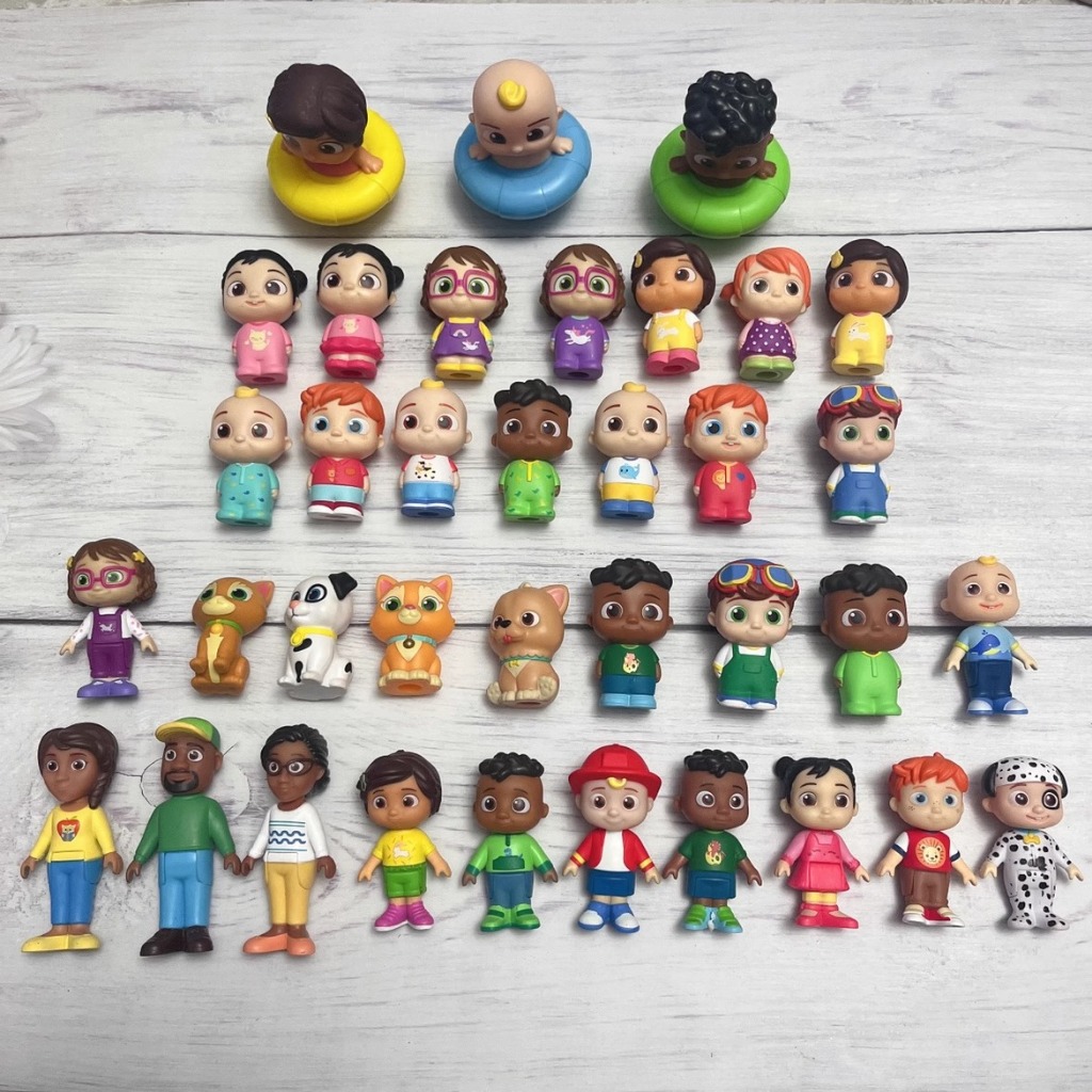 CoComelon JJ & Family Figure Set - Family and Friends - Includes JJ ...