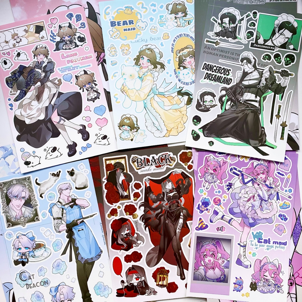 Anime Boy Sticker Student diy Handbook Sticker Phone Case Tablet ...