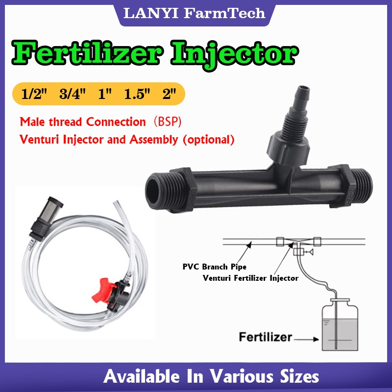 Venturi Fertilizer Injector Thread Venturi Fertilizer Agriculture ...