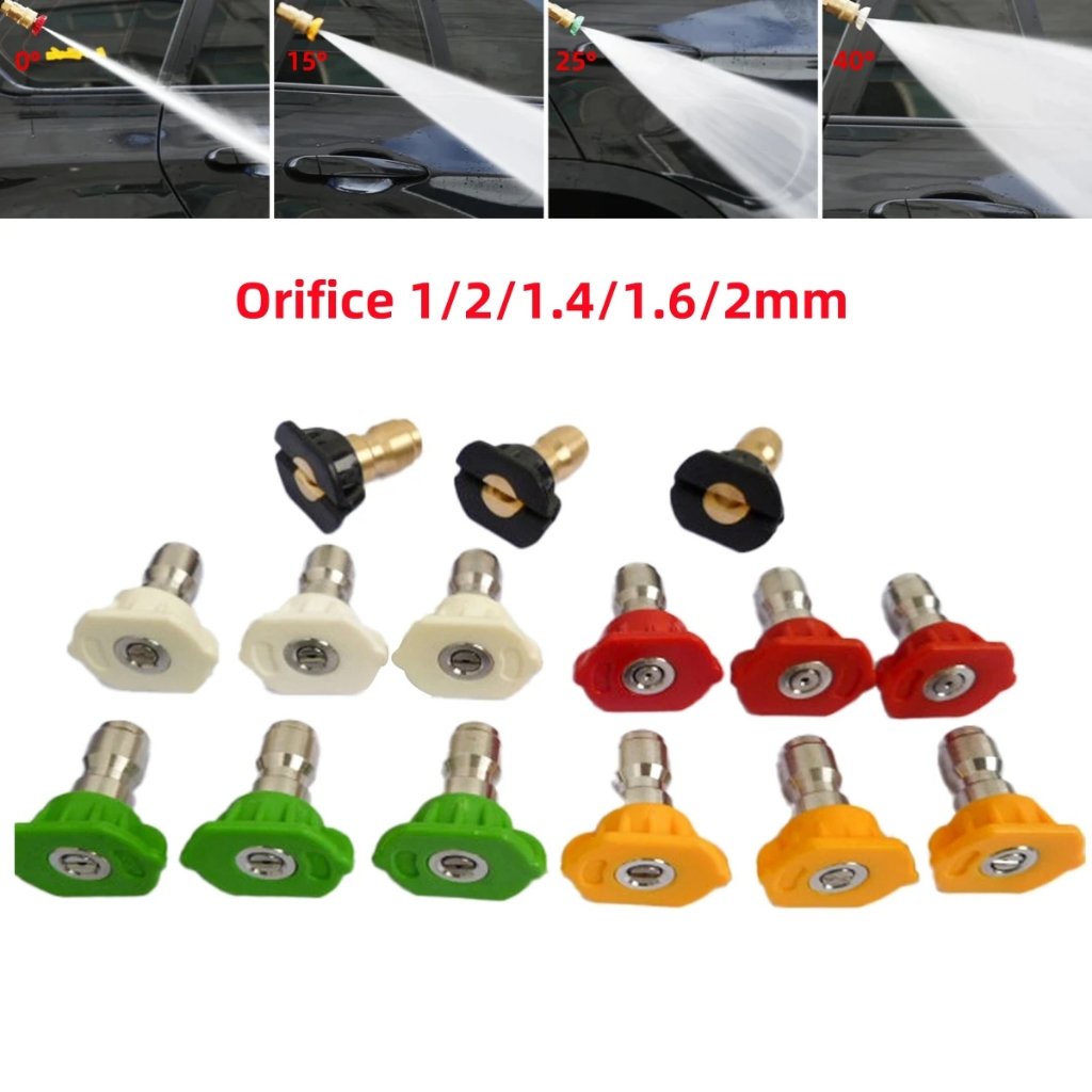 High-pressure Car Wash Water Gun Nozzle 1/4"Quick Plug Fan-shaped Gun ...