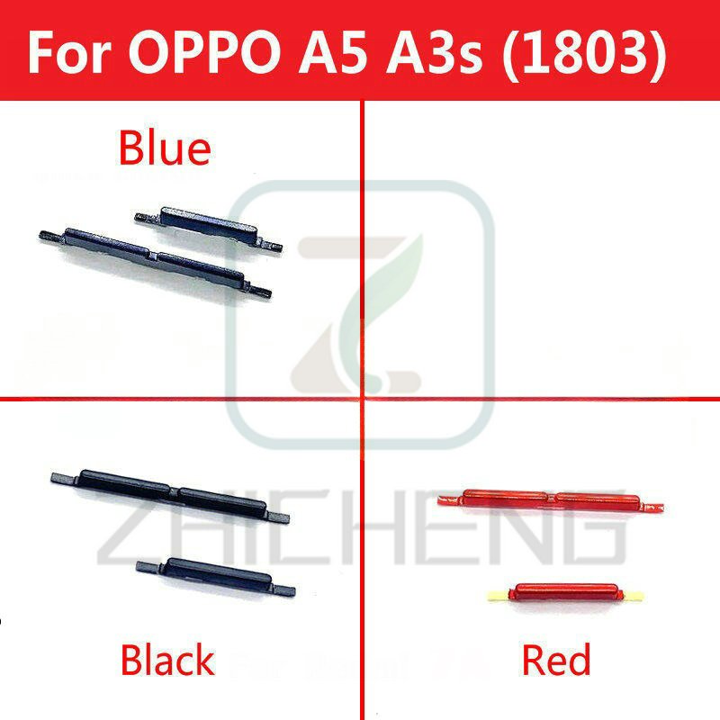 For Oppo A5 A3s 1803 Power Button ON OFF Volume Up Down Side Out Button ...