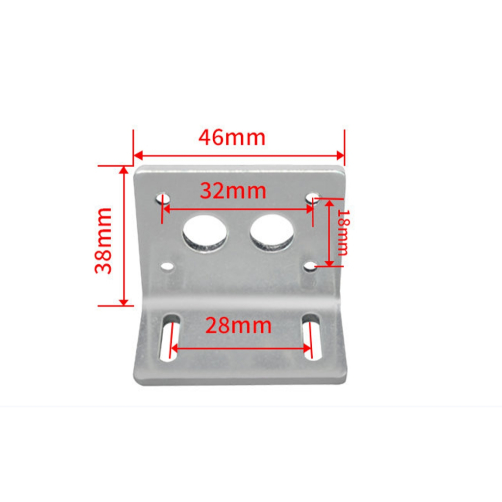 4632 Gearbox Fixing Bracket JGY-370/385/395 Motor Motor L-Shaped Metal ...