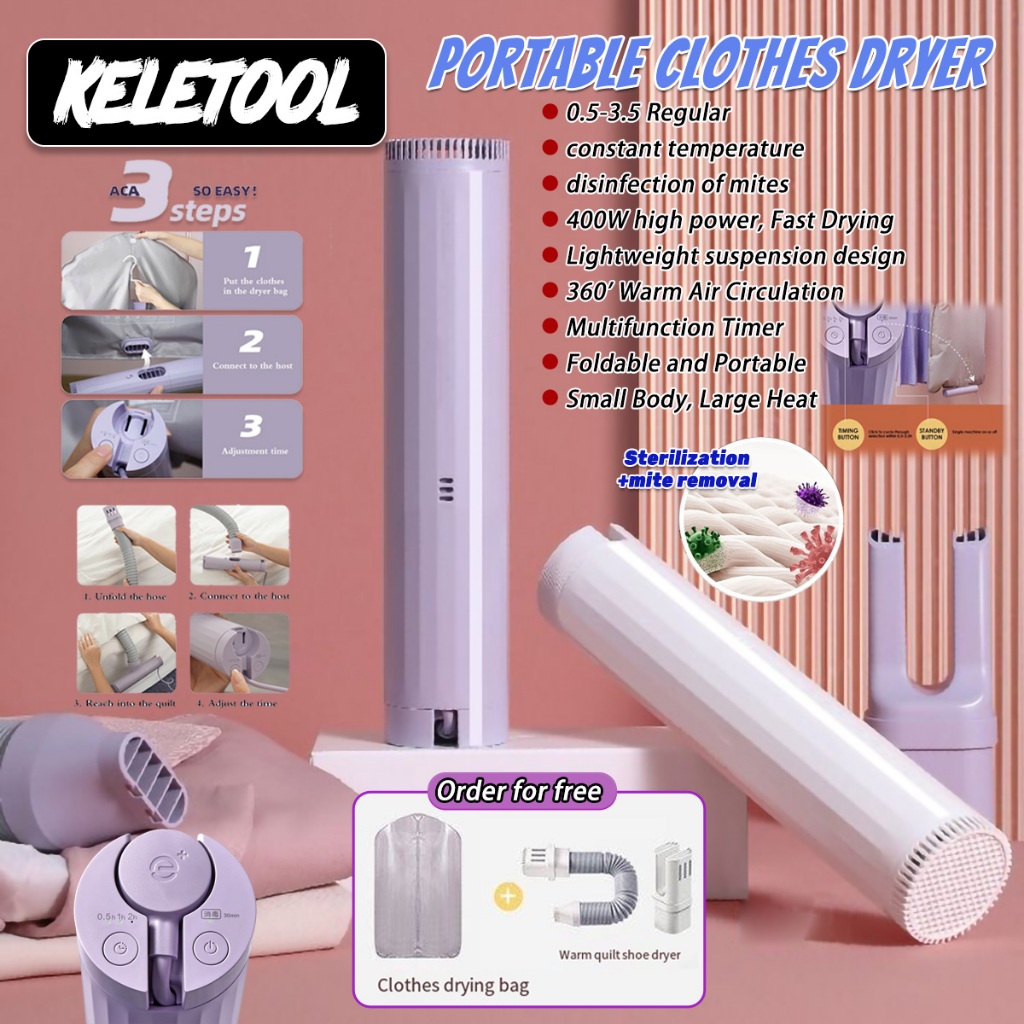 portable dryer Electric clothes dryer warm air dryer mini dryer ...