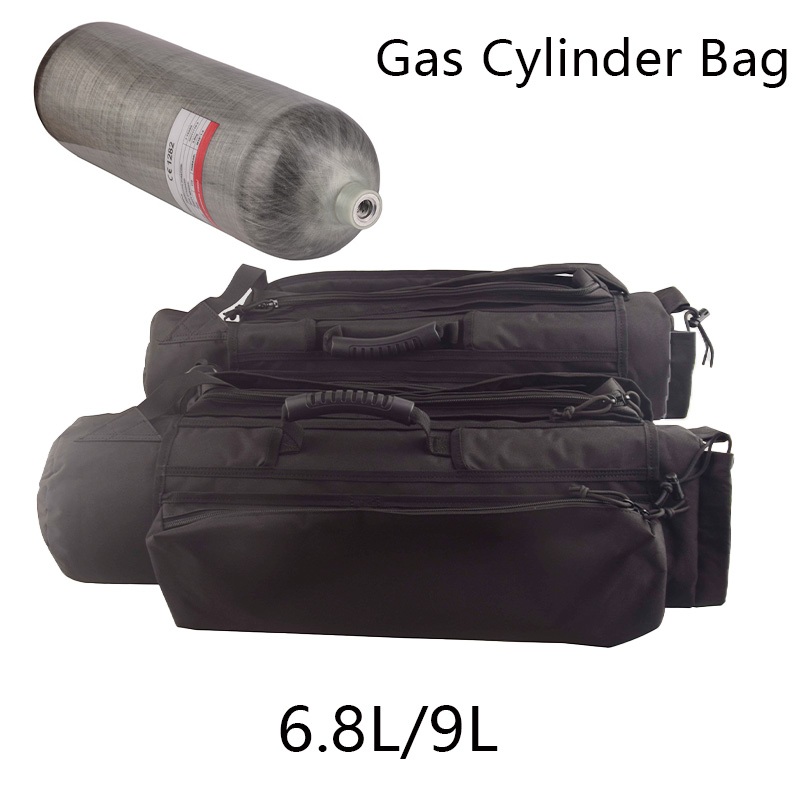6.8L 9L Carbon Fiber Cylinde Backpack Bag Air Tank Soft Protective ...