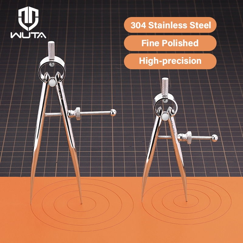 WUTA Adjustable Wing Divider Scriber Calliper Leather Compass Creaser ...