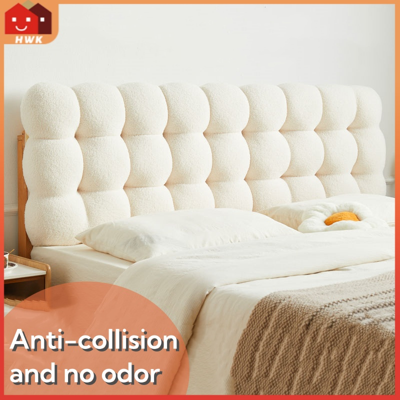 nordic bed head cover headboard bed decoration Dustproof Snowball ...