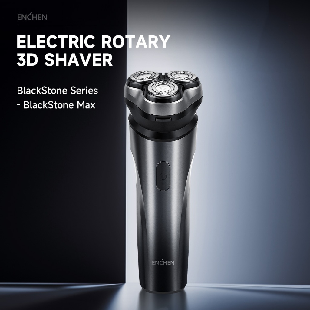 ENCHEN BlackStone Max Electric Rotary 3D Shaver With POP-UP Precision ...