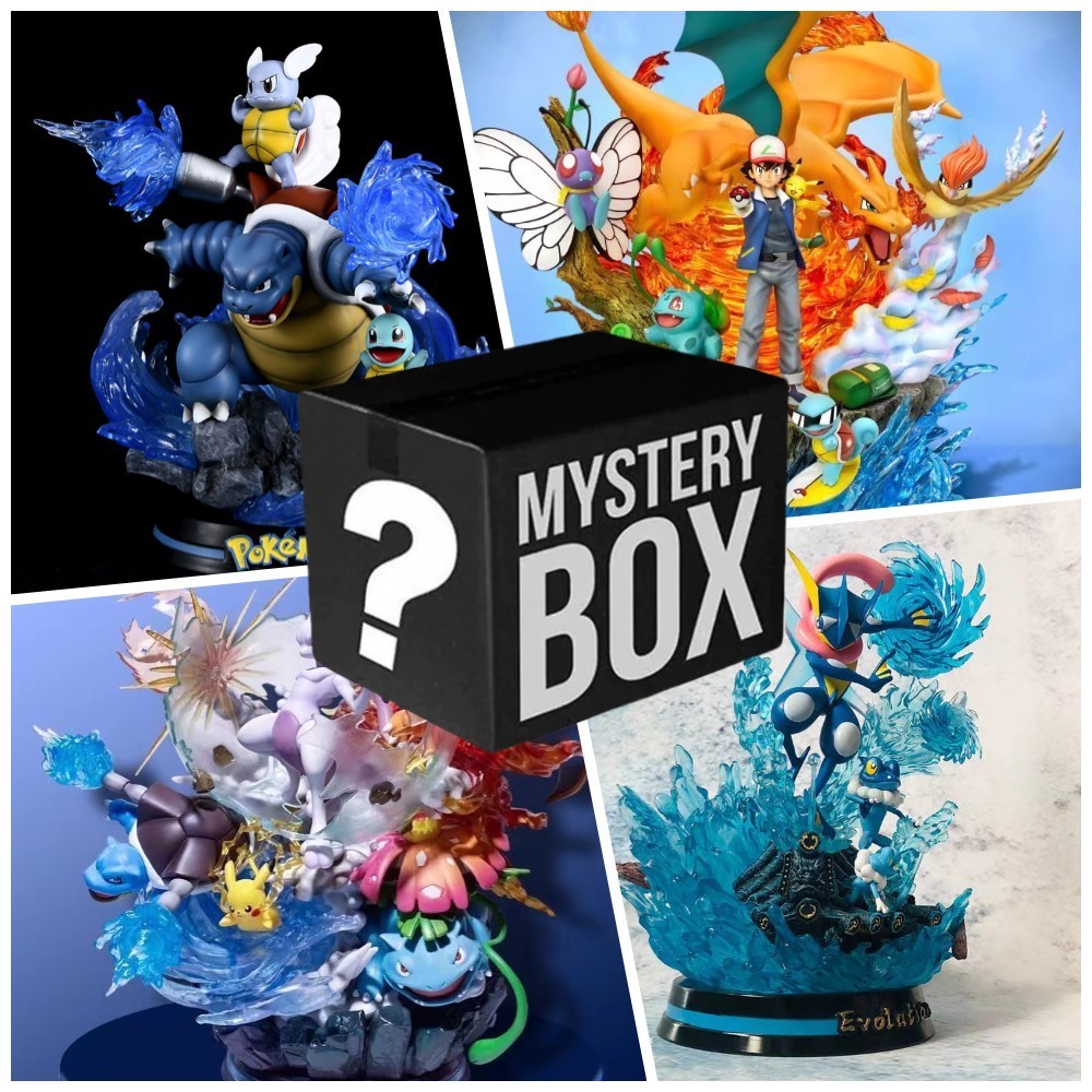 Mystery Box Blind Box Pokemon Pocket Monster Squirtle Groudon Rayquaza ...