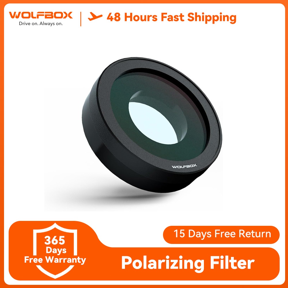 WOLFBOX Circular Polarizing Lens for G840S/G850/G900/G840H Mirror Dash ...