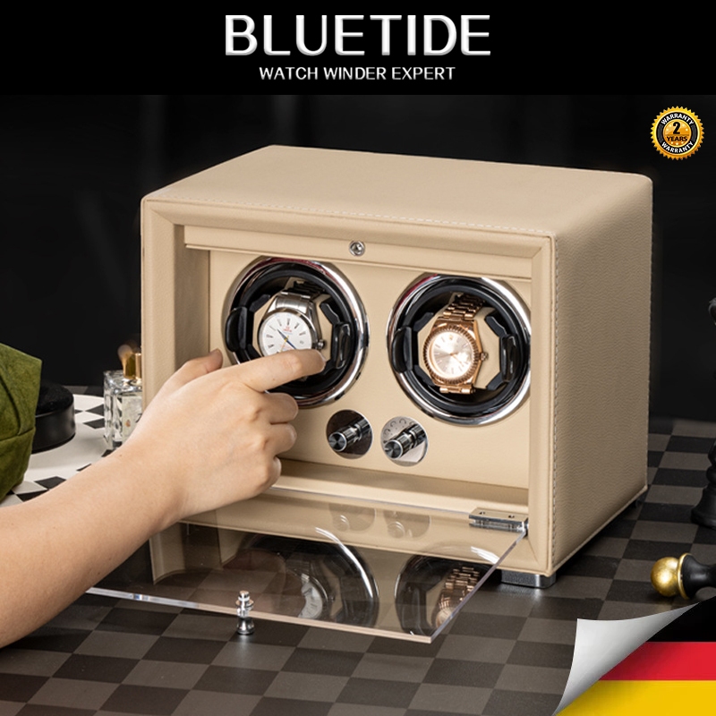 BLUETIDE Automatic Watch Winders for 2 4 Watches With Built-in LED ...