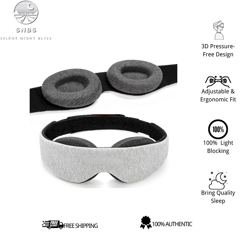 Sleep Mask - 100% Light Blocking Eye Mask, Zero Eye Pressure ...