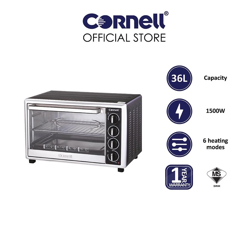 Cornell CEO-E36L 36L Electric Oven Grill Oven Convection Hot Air Fryer ...