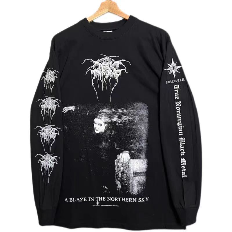 ((Pure Cotton Ready Stock) Darkthrone Band Merchandise Men Women Long ...