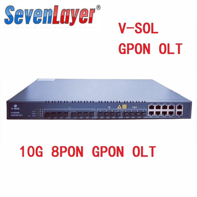GPON OLT 8PON Ports FTTH CATV OLT Carrier-Grade High-Density Fiber ...