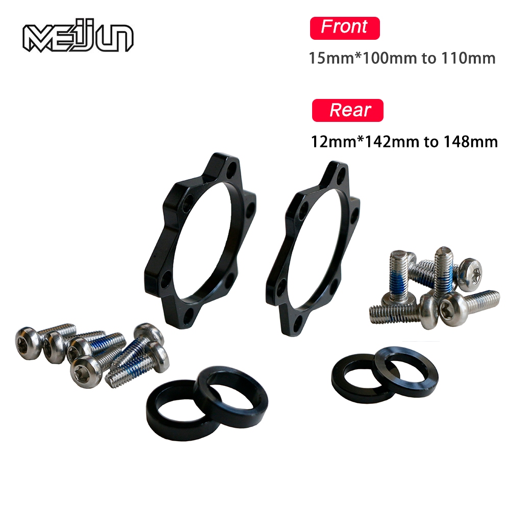 Bike Hub Adapter Front 100MM Conversion 110MM Rear Hub 142MM to 148MM ...