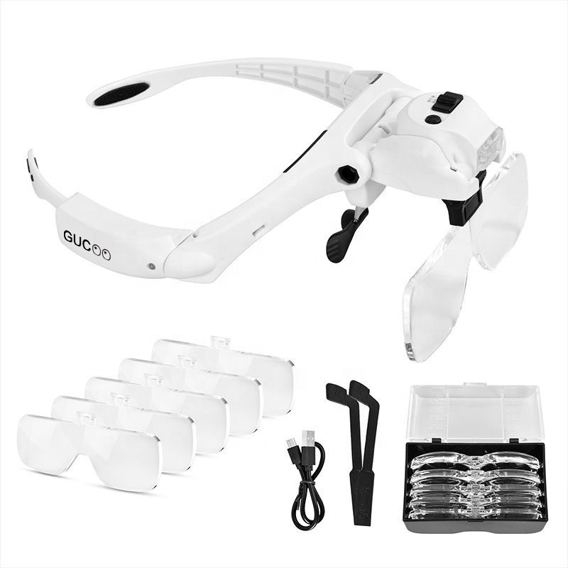 5 Lens Dentist Magnifying Glass Dental Magnifying Glass Glass Surgical ...