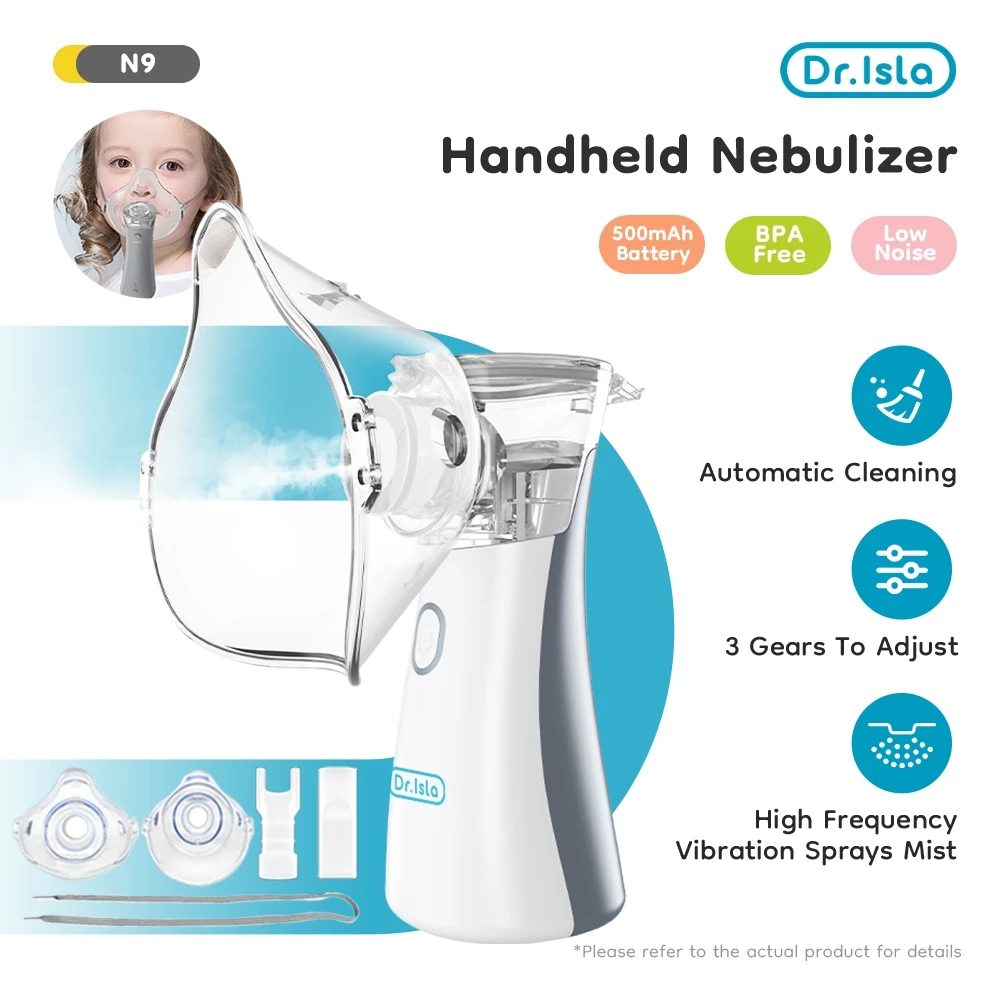 Dr.lsla Nebulizer Machine for kids Portable Nebulizer Ultrasonic ...
