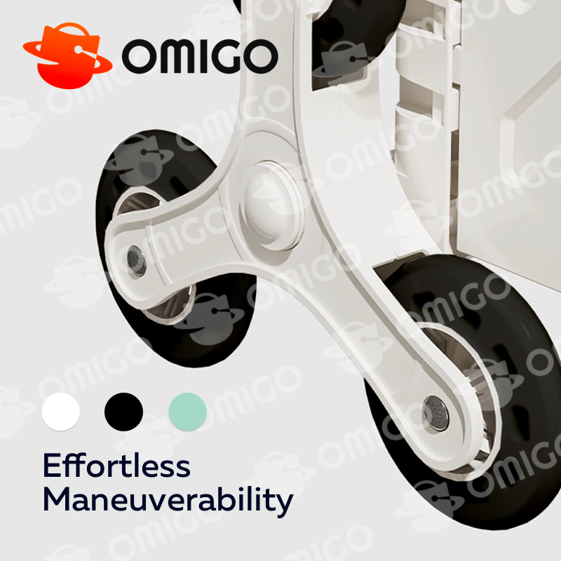 Omigo 125L/90L Foldable Shopping Cart Storage Easy To Carry, FOLDABLE ...