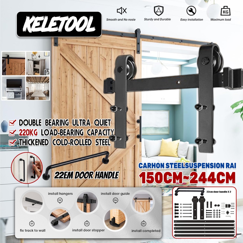 sliding door rail Barn Door Hanging Rails Sliding Door spot Barn Door ...