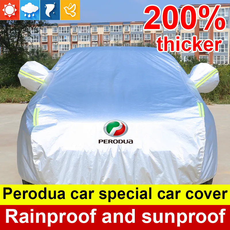 Perodua Bezza car cover outdoor protection grey Penutup kereta car ...