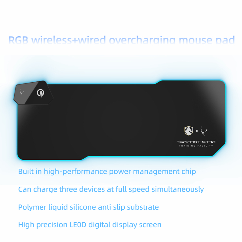 Alienware Wireless Charging Mouse Pad Oversized RGB Luminous Gaming ...