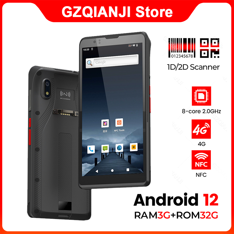 Android 12 Full screen smart handheld Scanner terminal | Shopee Malaysia