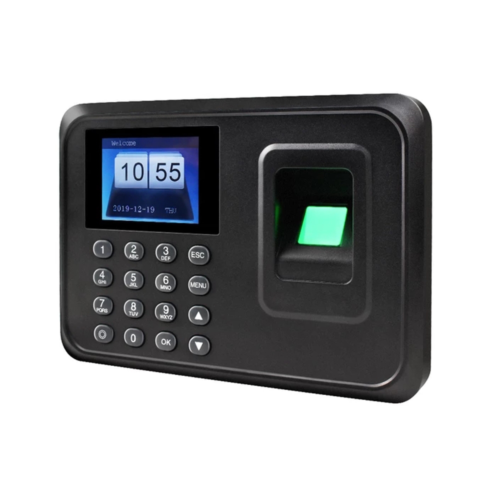 Biometric Fingerprint Time Attendance Machine Employee Check-in Time ...