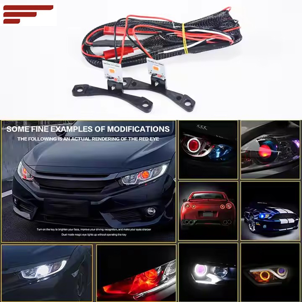 2pcs Car Styling LED Devil Eyes Demon Evil Eye DRL LED Module For ...