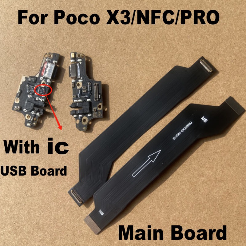 For Xiaomi Poco X3 NFC Pro USB Charging Port Dock Connector Board ...