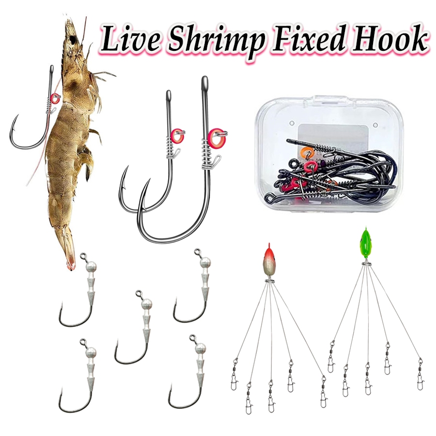 Fishing Hooks Saltwater Carbon Steel Barbed with Holes Fishing Hooks ...