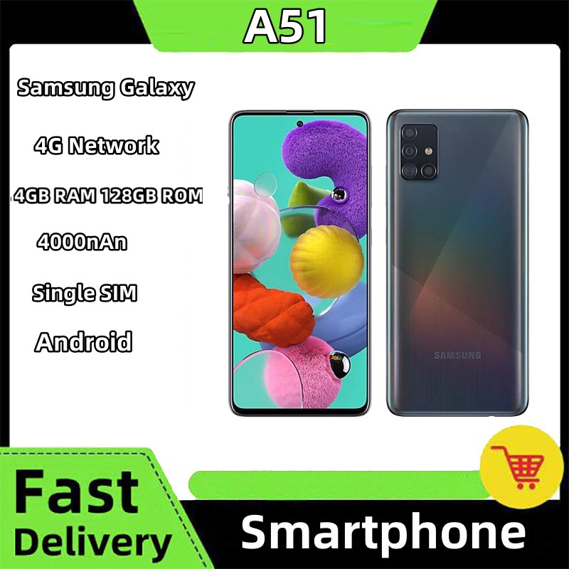 Samsung Galaxy A51 Octa-core 6.5 Inches 4GB RAM 128GB ROM 48MP Quad Rear Camera Android ...