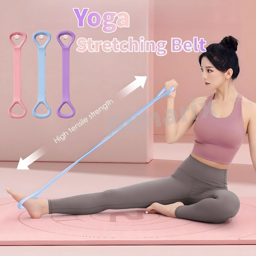 8-Shaped Chest Expander Rope Fitness Resistance Bands Yoga Gym Fitness ...