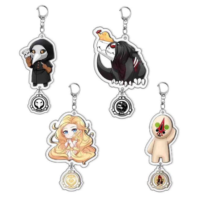 Scp Foundation Container File Two-Dimensional Acrylic Keychain | Shopee ...