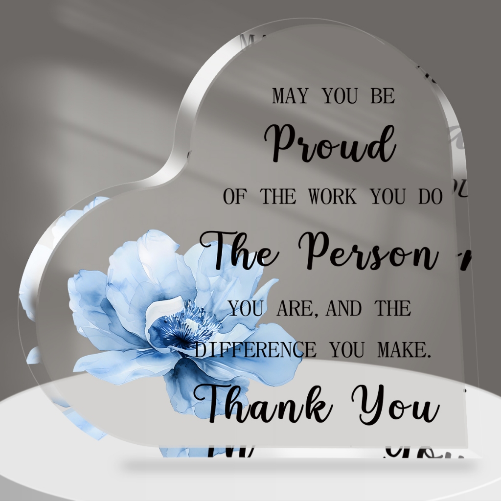 Coworker Gift Acrylic Thank You Gift Employee Appreciation Gift for May ...