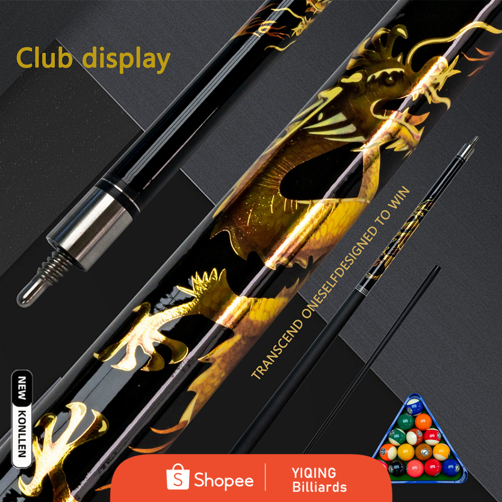 High-Quality Composite Carbon Carom Billiards Cue Stick with Elegant ...