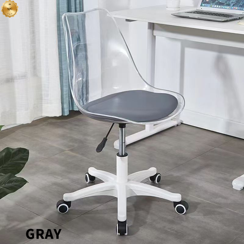【Local spot】Wheelie-backed swivel chair Creative Curvy Eames Chair 360 ...