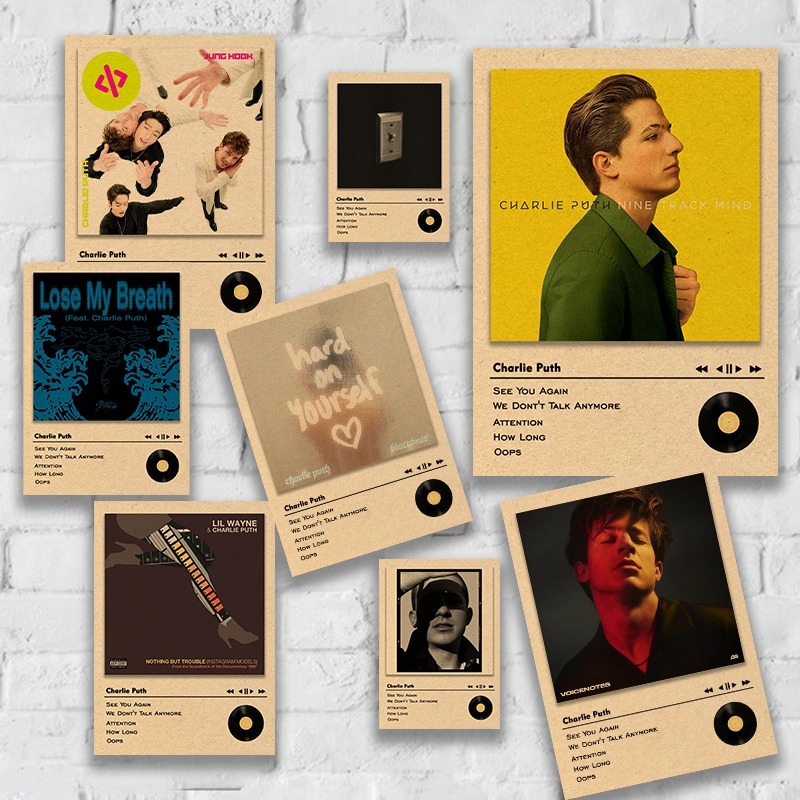 Hot Album Posters Charlie Puth Posters Rock Poster Hip Hop Posters For ...