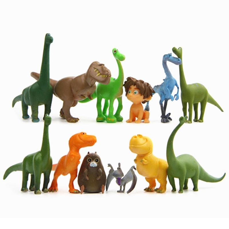 12Pcs/Set Anime The Good Dinosaur Brontosaurus Arlo Spot Savage Buck ...