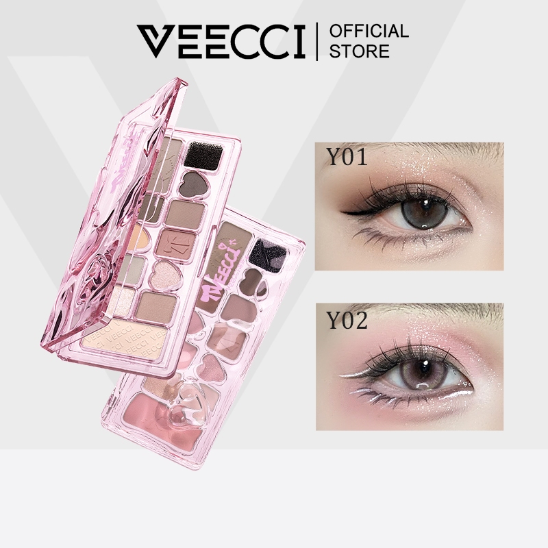 VEECCI eyeshadow Matte Shimmer Eleven colors Multipurpose Portable ...