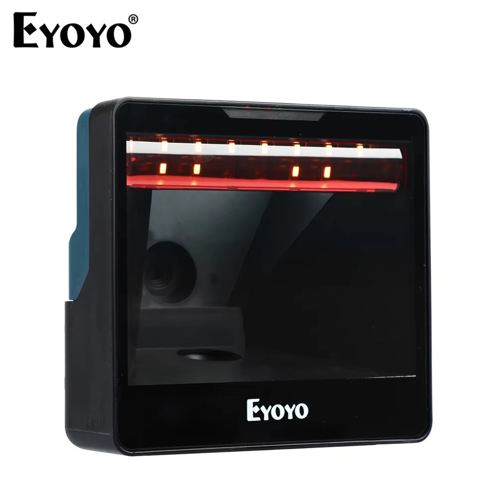 Eyoyo EY-5300 Big Desktop Omnidirectional Hands-Free Wired USB 1D QR 2D ...